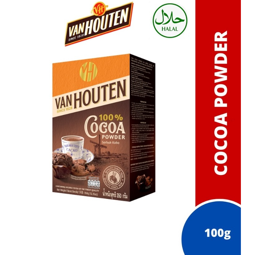 VAN HOUTEN COCOA 100% POWDER 100G (HALAL) | Shopee Malaysia