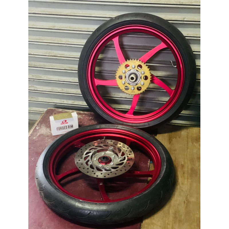 Original 100%！Yamaha Y15ZR Y16ZR RCB Forged Rim FG525 Sport Rim forging ...