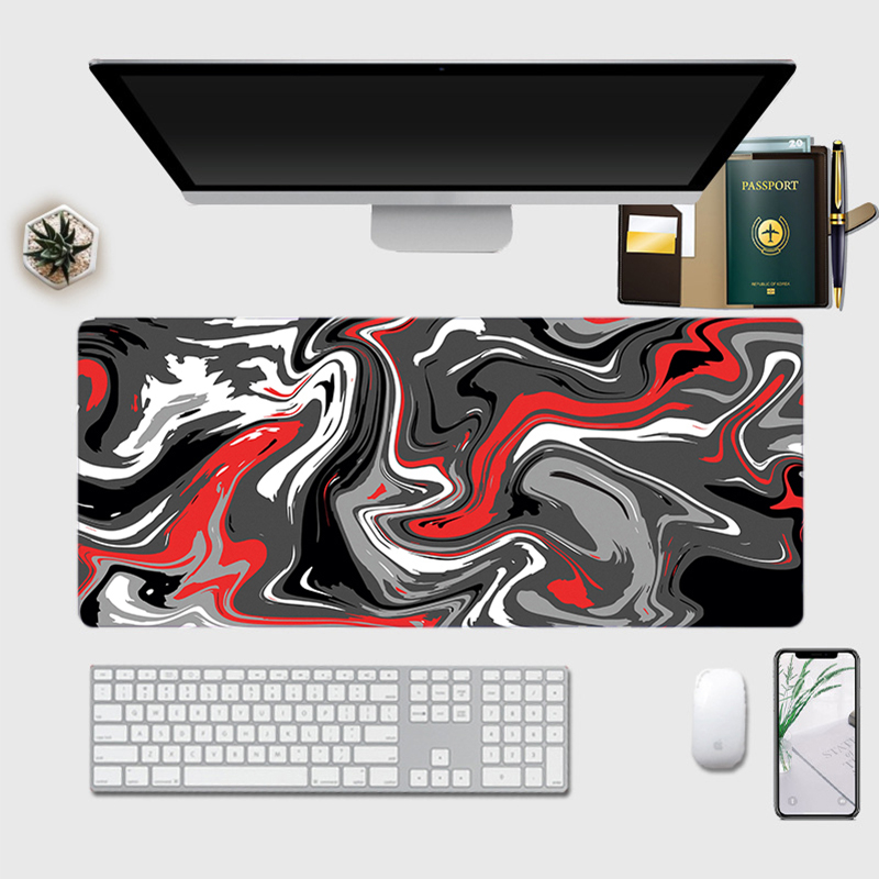 Personalized Large Mousepads 80x30cmx3mm/90x40cmx3mm Texture Desk Mats ...
