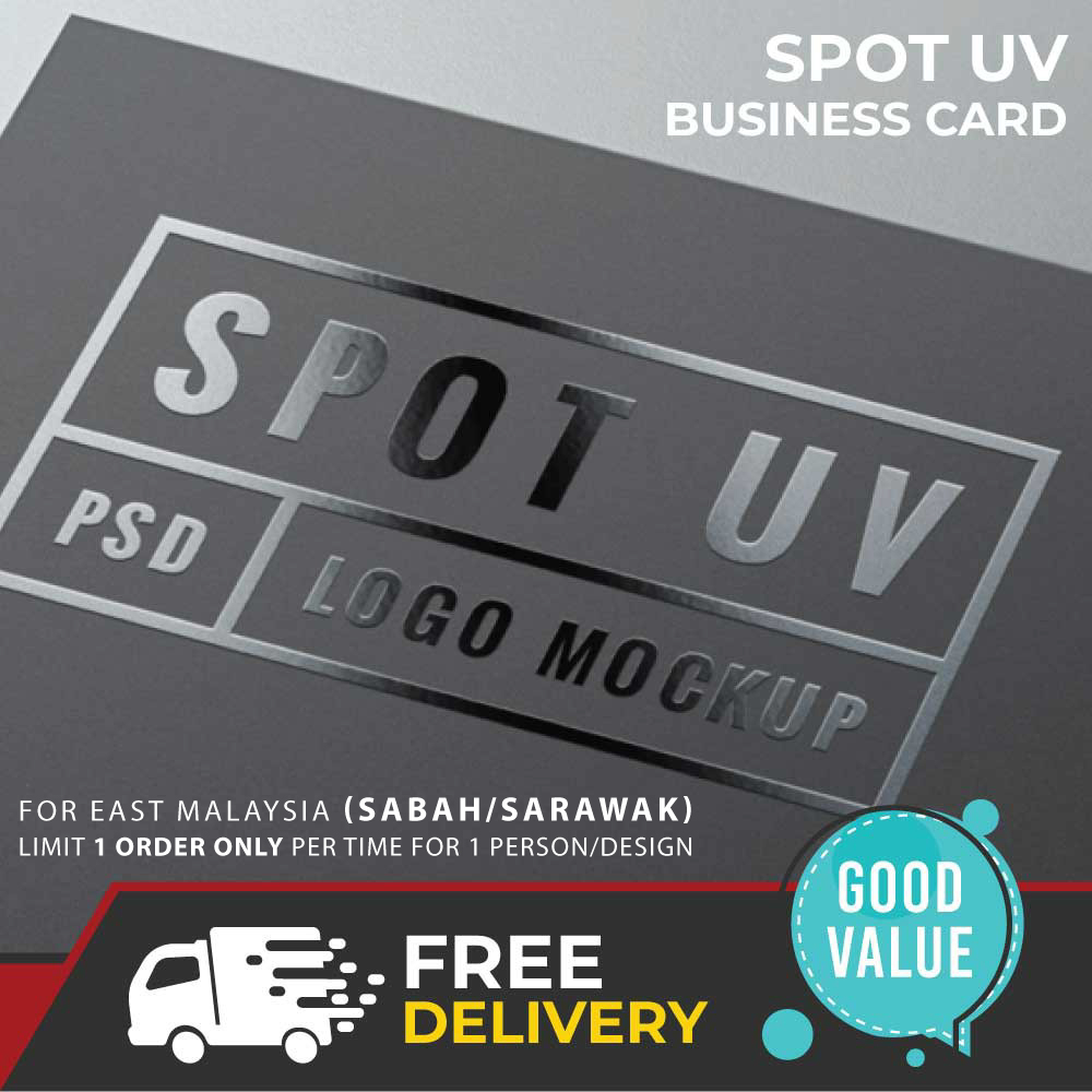 Spot UV Business Card / Name Card with Finishing Spot UV | Shopee Malaysia