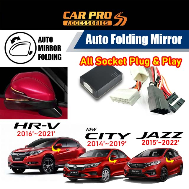 Nippon Power NP2000 Auto Folding Side Mirror Fold Honda City / Jazz Hrv ...