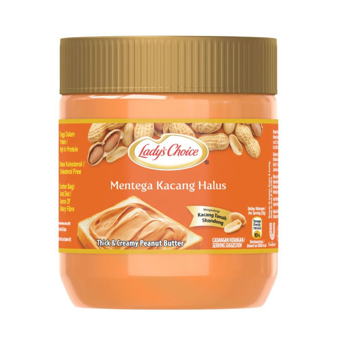 Lady's Choice Peanut Butter Creamy 340g | Shopee Malaysia