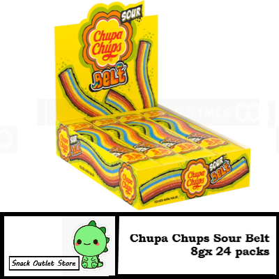 [Ready Stock] (Halal) Chupa Chups Sour Belt 8gx 24 packs | Shopee Malaysia