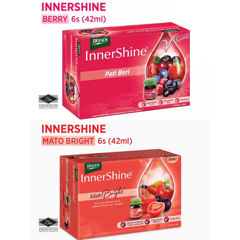 [Exp:11/25]BRANDS InnerShine Mato Bright /Berry Essence 6 x 42ml ...