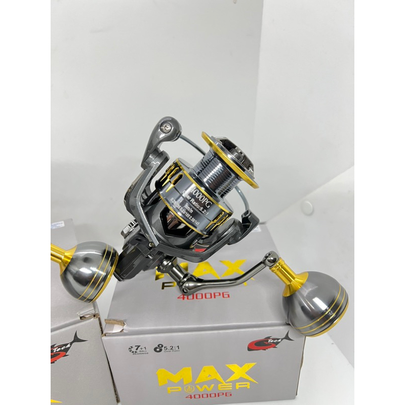 2023 New G-tech Max Power Sw Spining Reel Kuat | Shopee Malaysia