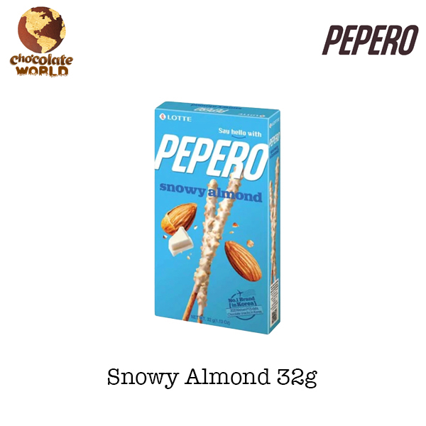 Lotte Pepero Snowy Almond 32g (Made in S.Korea) | Shopee Malaysia