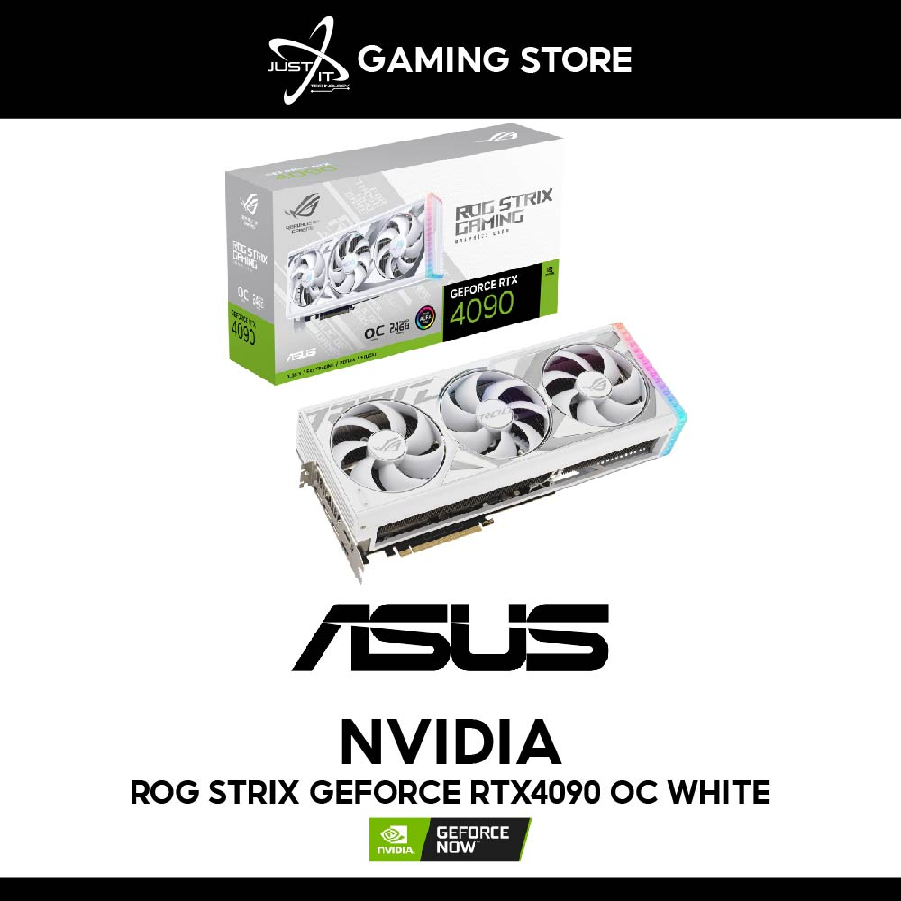 ASUS ROG Strix GeForce RTX4090 White Edition Gaming Graphics Card ASUS ...