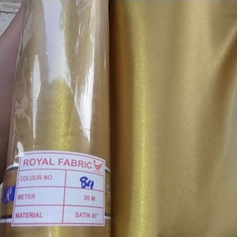 Satin Fabric / Pongee Fabric Solid Color Decoration | Shopee Malaysia