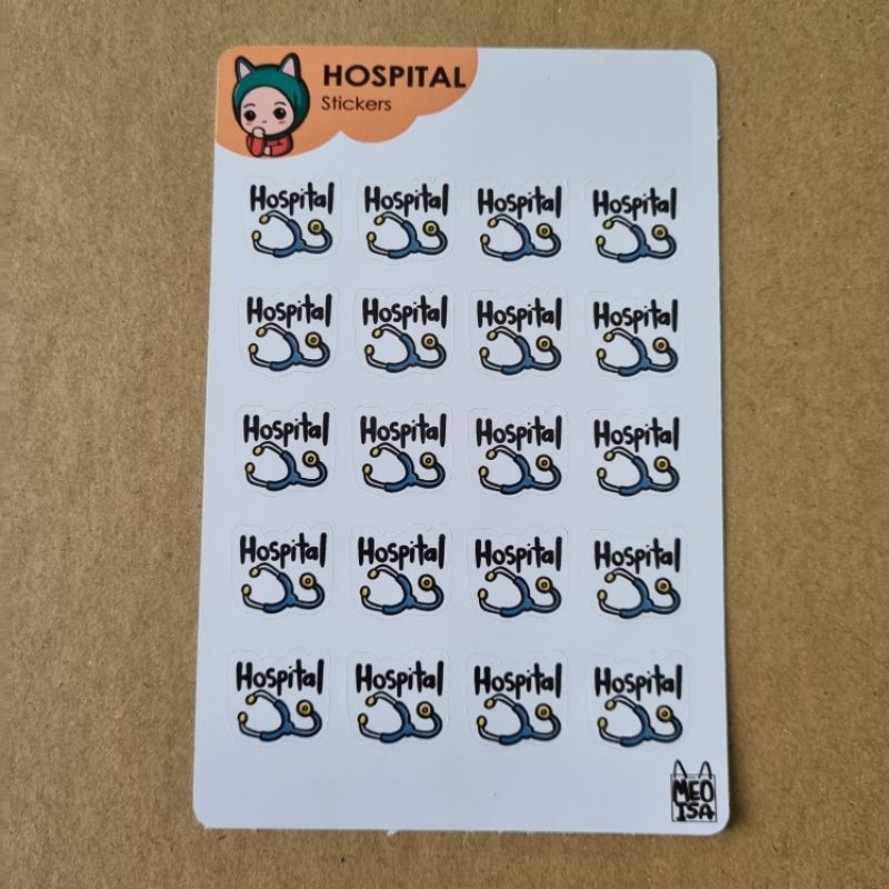 Icon Sticker Sheet (appointment hospital)| stickers for journal ...