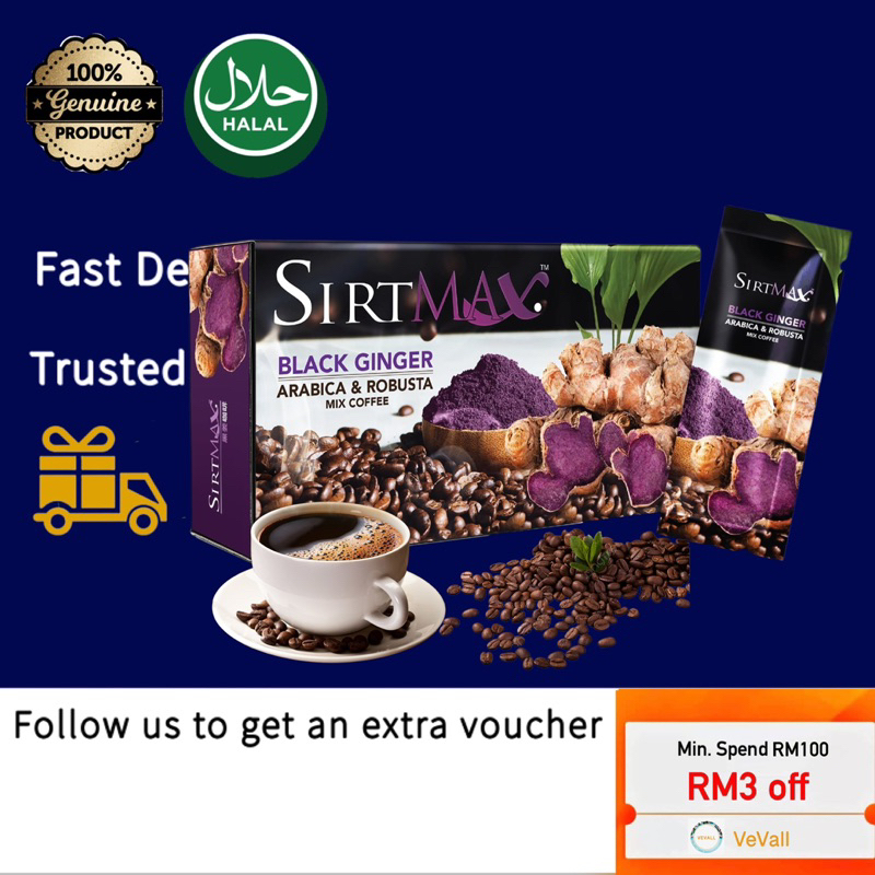 SIRTMAX Black Ginger with Arabica Premix Coffee | Shopee Malaysia