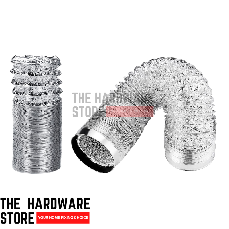 8M Ventilator Aluminum Tube Air Ventilation Pipe Hose Flexible Exhaust ...