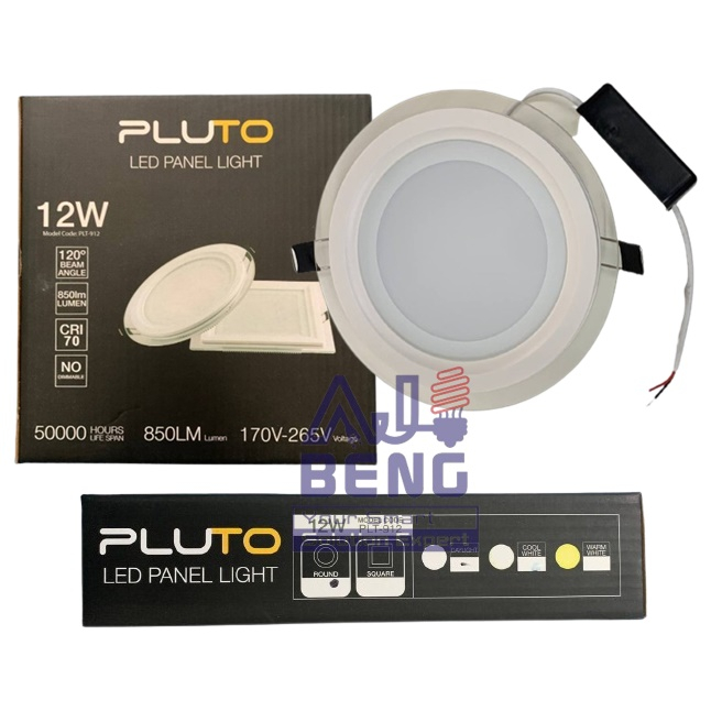 PLUTO LED PANEL LIGHT 12W (MODEL CODE:PLT 912) | Shopee Malaysia
