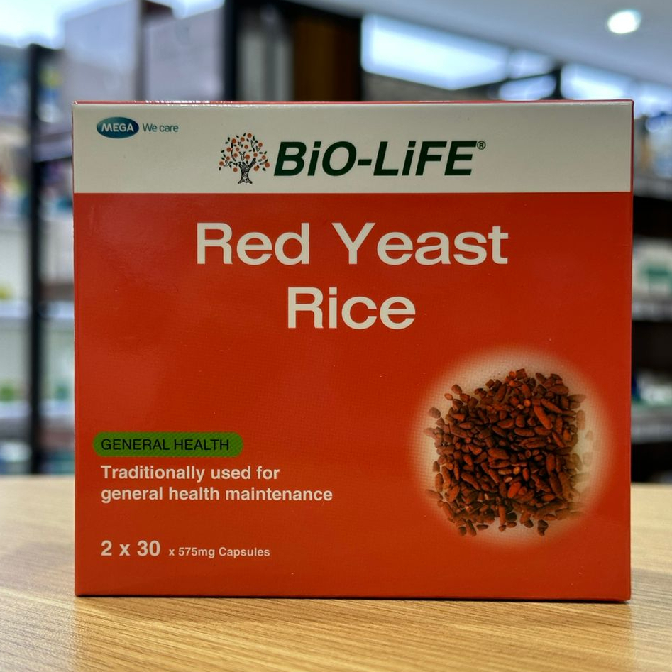 BIO-LIFE RED YEAST RICE 575MG (2X30S) | Shopee Malaysia