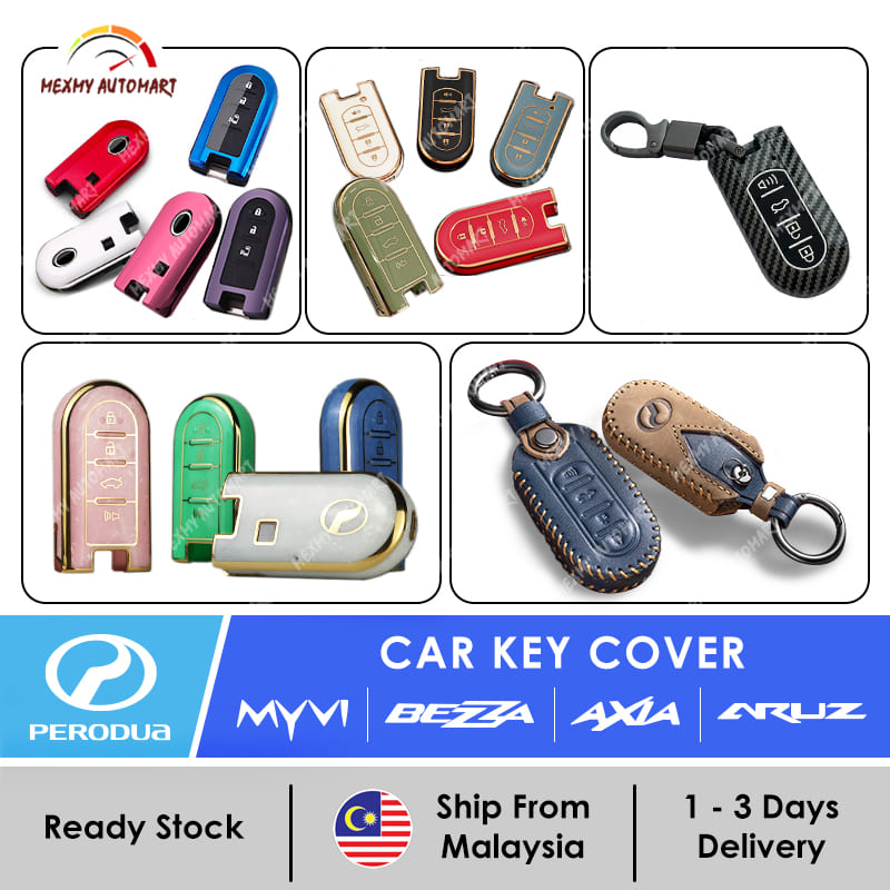 PERODUA Key Cover Combo - MYVI 2018 BEZZA AXIA 2017 2019 Style Advance ...