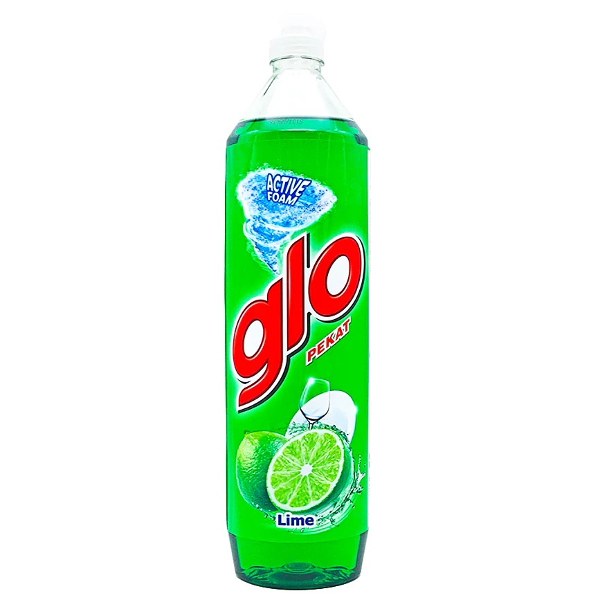 Glo Active Foam Lime Dishwash Liquid 900ml bottle/ 850ml Refill ...
