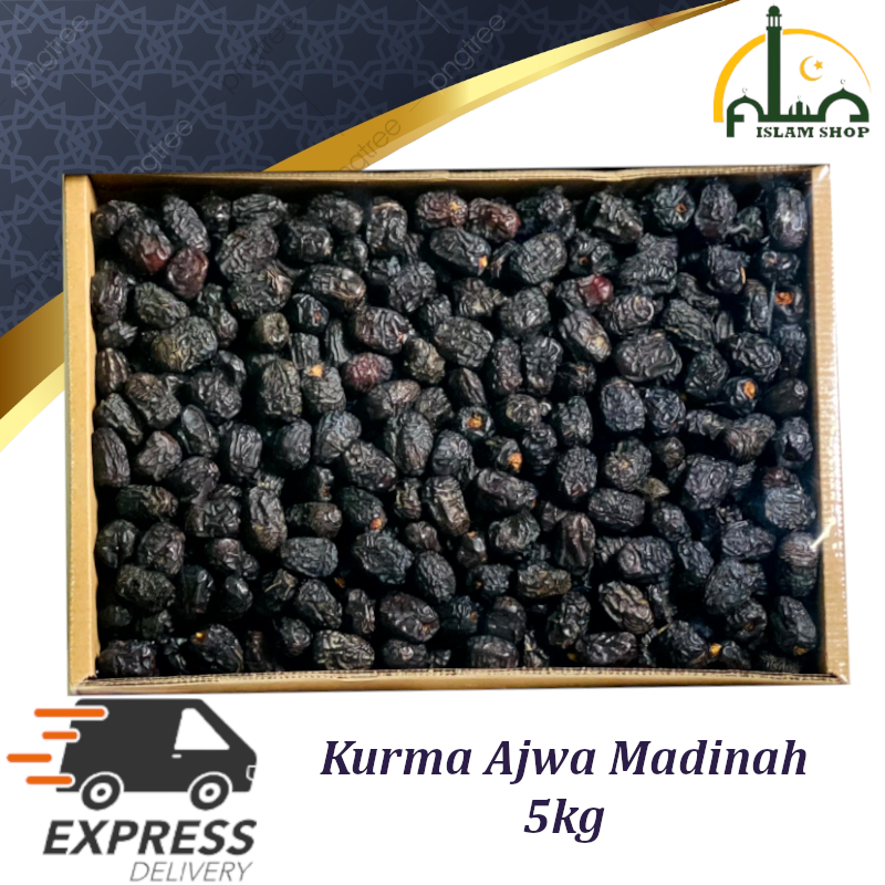 Ajwa Madinah Dates/Kurma Ajwa Madinah/wholesale/5kg | Shopee Malaysia