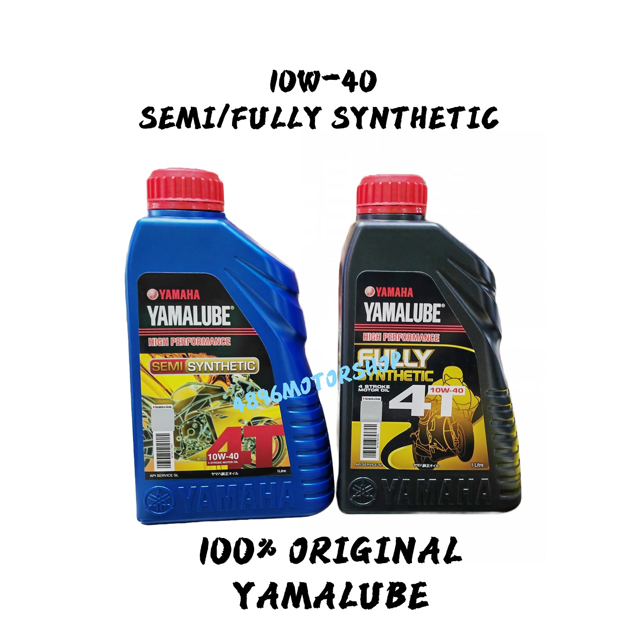 100% ORIGINAL Yamalube 4T Minyak Engine Fully SEMI Synthetic YAMAHALUBE ...