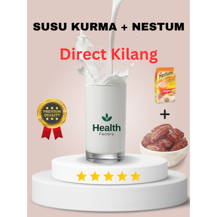 Premium Milkshake Susu Kurma + Nestum Putih/Whitening Berkhasiat ...