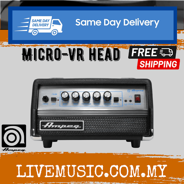 Ampeg Micro-vr Bass Amplifier Head ( Micro vr / Microvr / Micro-vr head ...