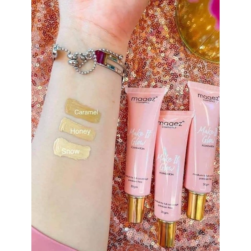 Maaez Foundation Kod Snow Honey 15g | Shopee Malaysia