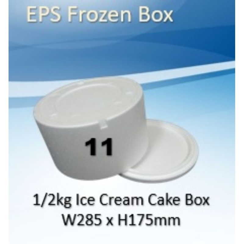 Ice Cream Cake Box 1/2kg 12pcs | Shopee Malaysia