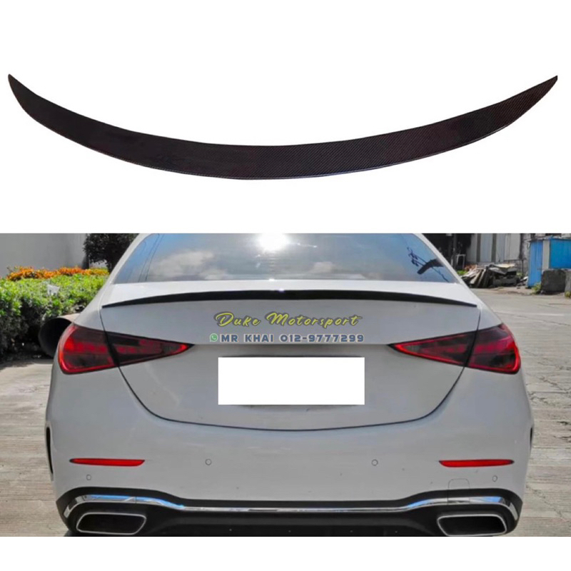 Mercedes Benz W206 Carbon Fiber Spoiler AMG Style C260 C300 | Shopee ...