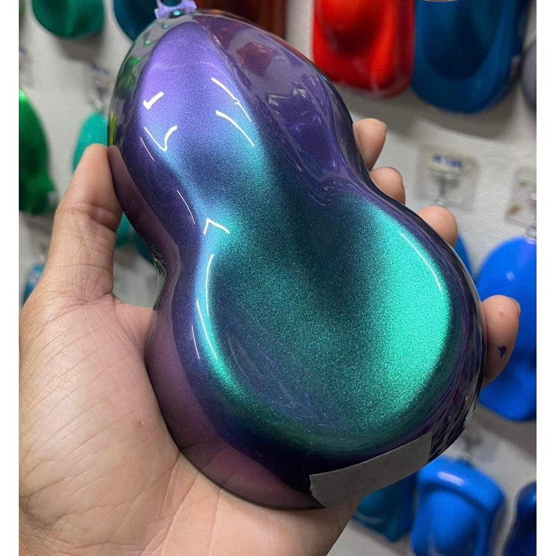 SPRAY TIN COLOUR THREE TONE PURPLE BIRU HIJAU | Shopee Malaysia