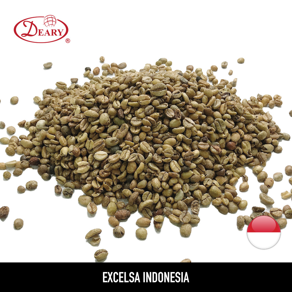 Deary Indonesia Excelsa Biji Kopi Mentah Green/Raw/Unroasted Coffee ...