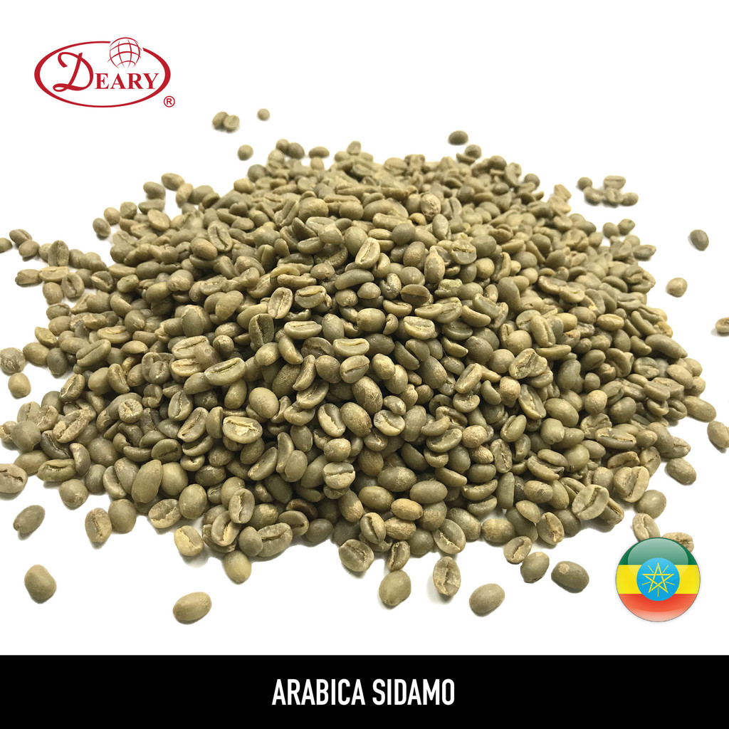 Deary Ethiopia Arabica Sidamo Grade 2 Green/Raw/Unroasted Coffee Beans ...