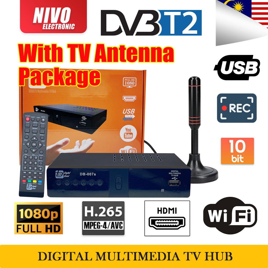 [READY STOCK] DIGITAL BUMI MYTV DECORDER DIGITAL MULTIMEDIA TV HUB DVB ...