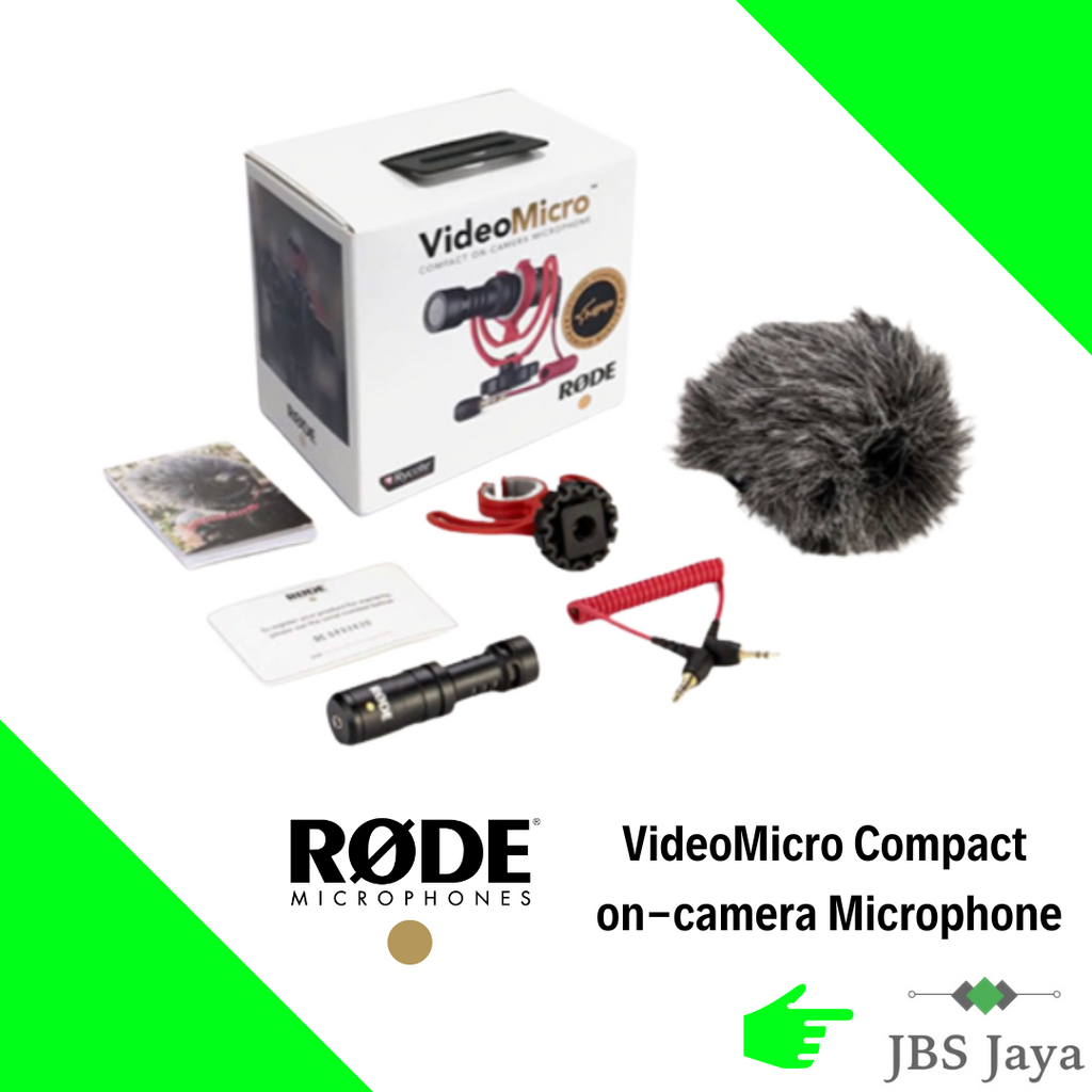 Rode Video Micro Compact On Camera Microphone | Shopee Malaysia