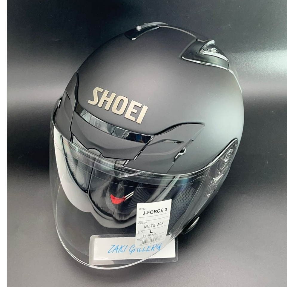 SHOEI J-FORCE 3/JF3 HELMET PLAIN COLOR FREE KOTAK BAG BUKU MANUAL SHOEI ...