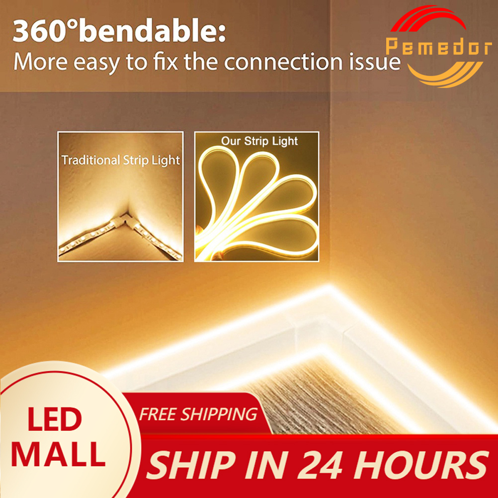 5 Meters Flex Neon Light 220V LED Strip Outdoor Ribbon Waterproof ...