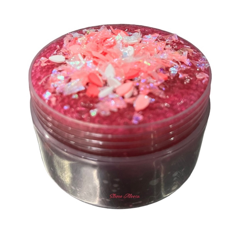Pink Sakura Lava Slime (lava rocks and jelly texture) | Shopee Malaysia