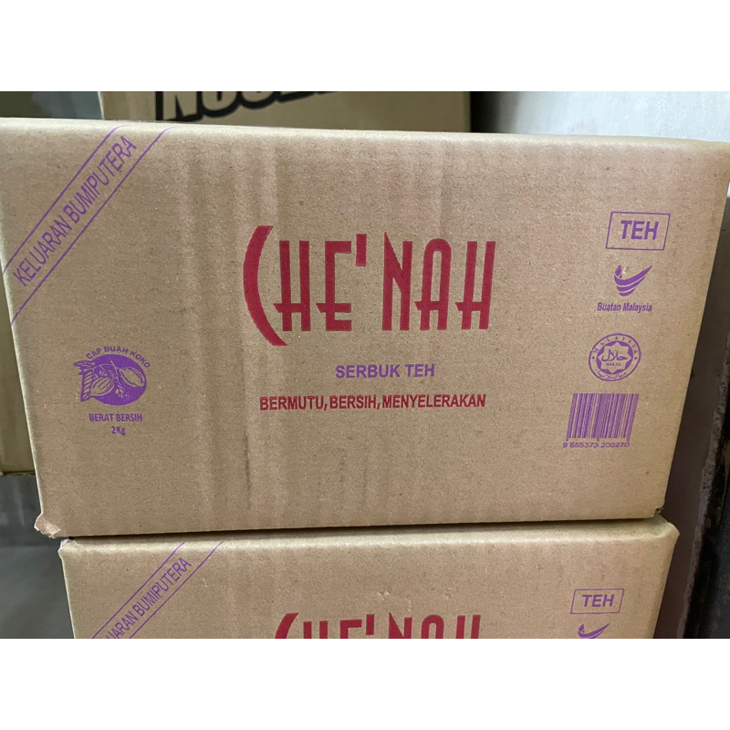 SERBUK TEH CHE NAH 2KG DALAM KOTAK | Shopee Malaysia