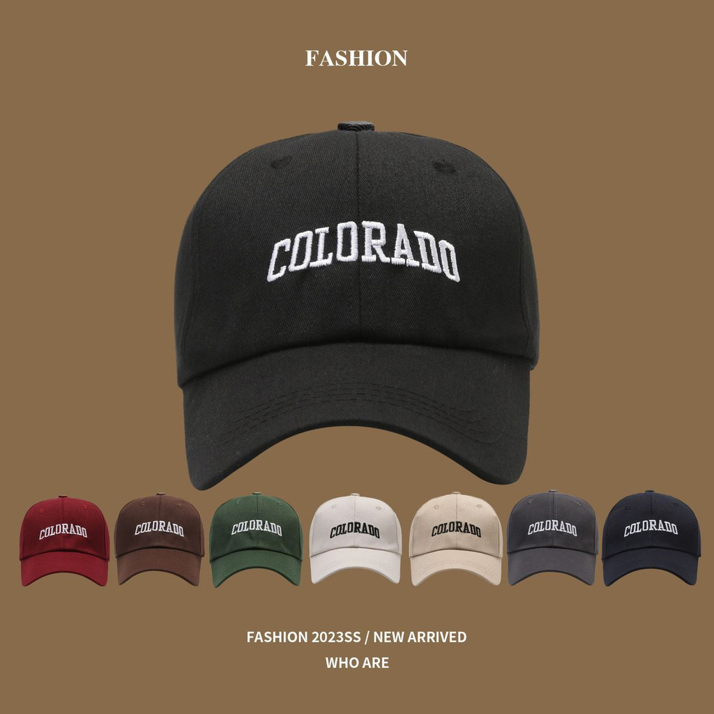 Topi Korean Cap New Style Korean Version Simple COLORADO Cap Fashion ...