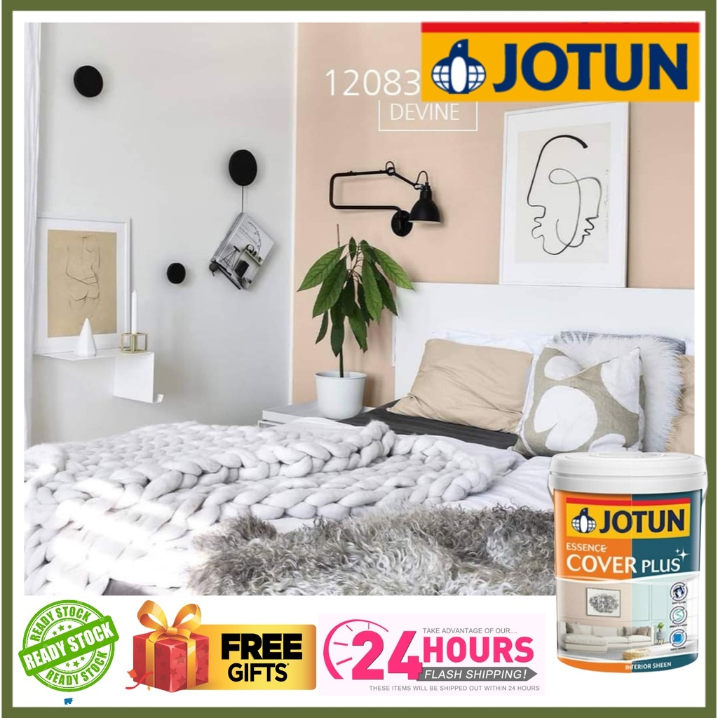 JOTUN 5L 12083 DEVINE ESSENCE COVER PLUS SHEEN & MATT/INTERIOR WALL ...