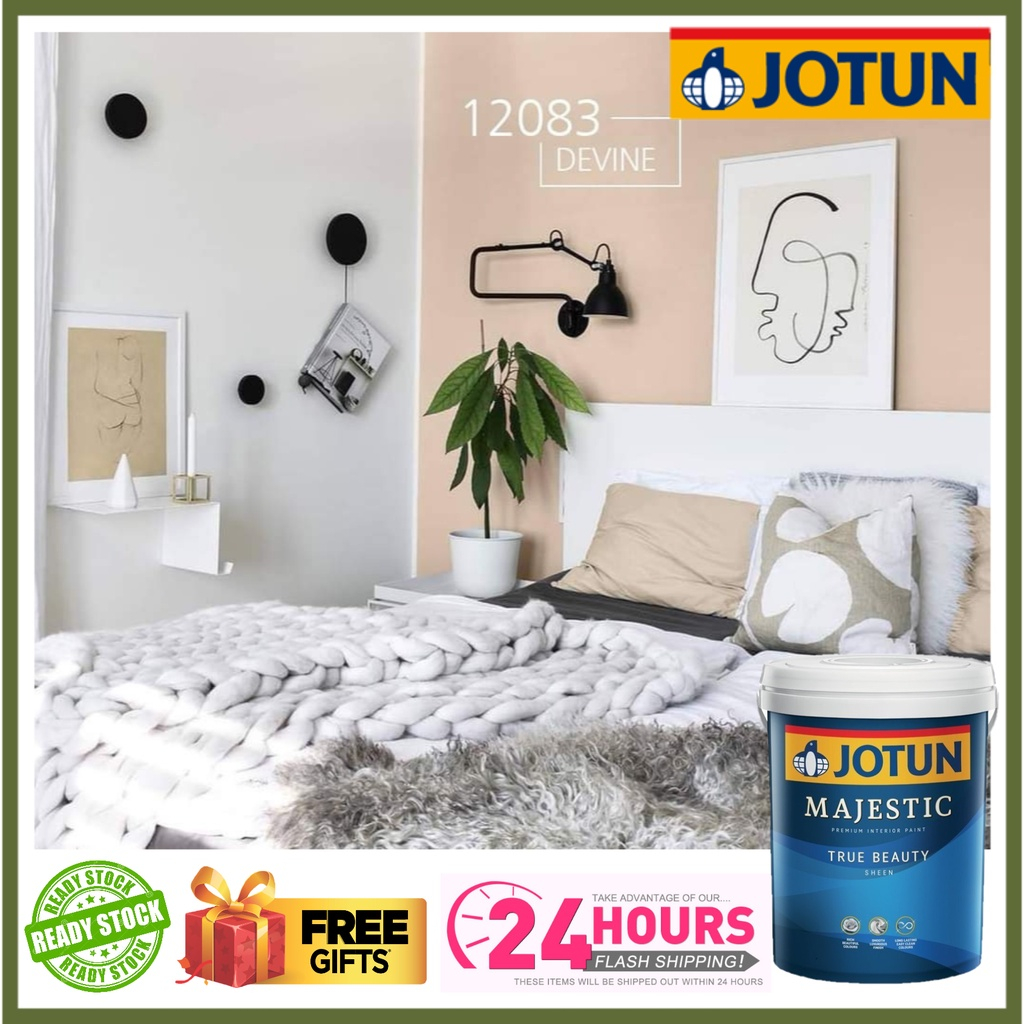 JOTUN 1L 12083 DEVINE Majestic True Beauty Sheen /Cat Dalam Kilat/Cat ...