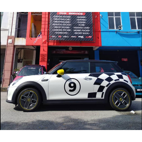 SIDE BODY STICKER FOR MINI Cooper S R56 R60 R61 F54 AND ALL MODEL ...