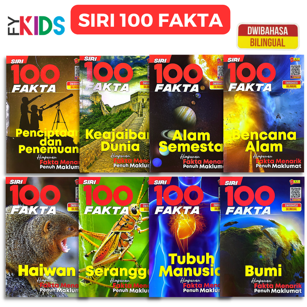 Buku-SIRI 100 FAKTA-Buku Fakta-Buku Alam Semula Jadi-Buku Belajar-Sains ...
