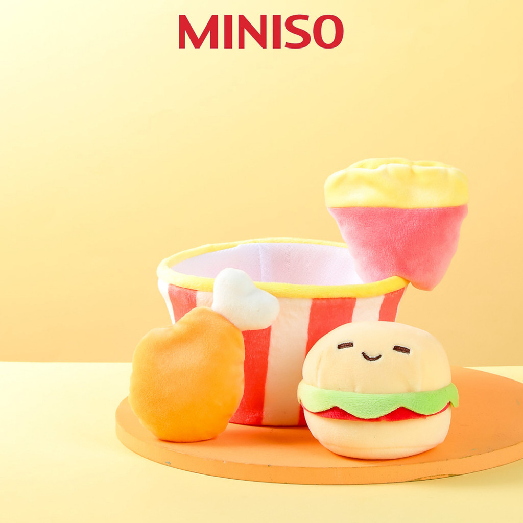 MINISO Snacks Barrel Stress Relief Plush Toy | Shopee Malaysia