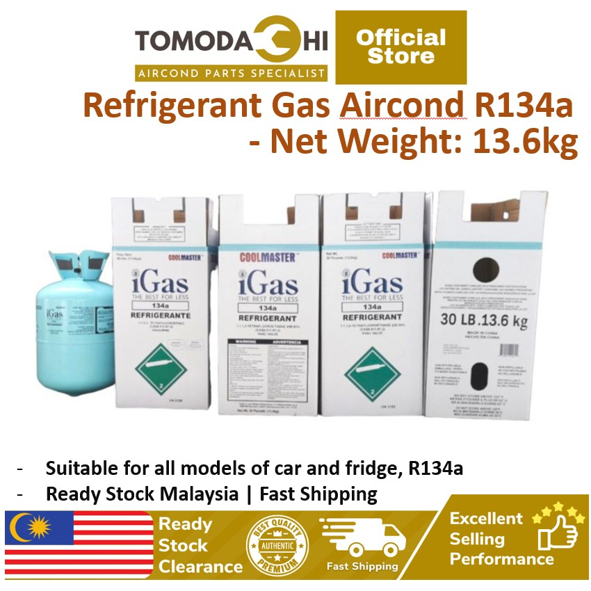 TOMODACHI Car Air Cond Gas R134a Aircond Kereta Refrigerator Aircond Gas Peti Sejuk Rumah r134a ...