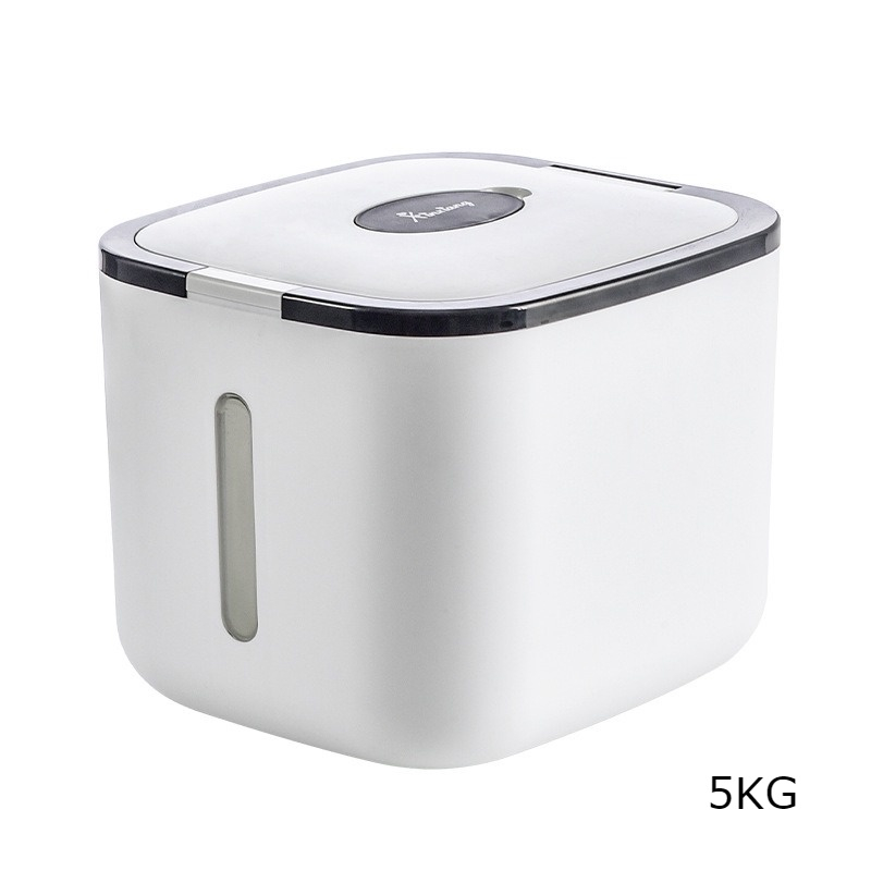 Ecoco 10Kg Rice Grain Storage Box Food Container Press Open Cup Bekas ...
