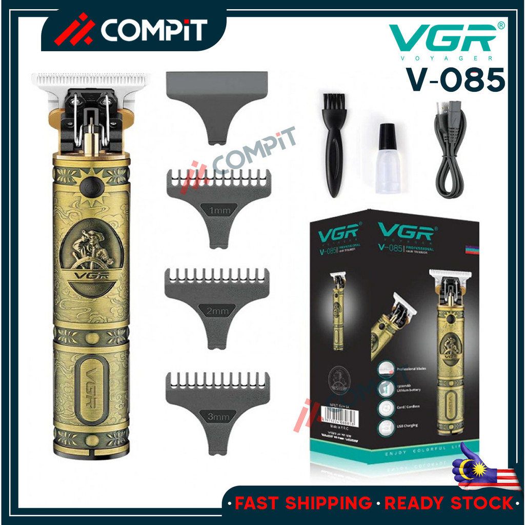VGR V-085 ZERO Adjustable Professional Rechargeable Hair Trimmer Metal ...