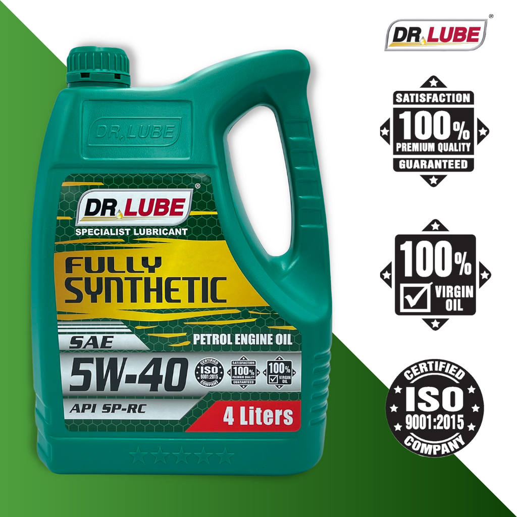 Dr Lube Fully Synthetic Petrol Engine Oil SAE 5W-40 API SP-RC | Shopee ...