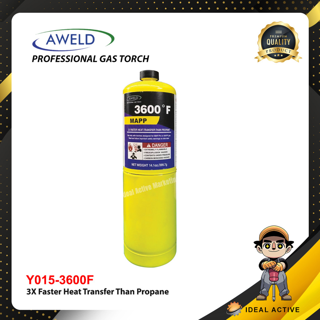 AWELD MAPP GAS 3600°F BRAZING FUEL | Shopee Malaysia