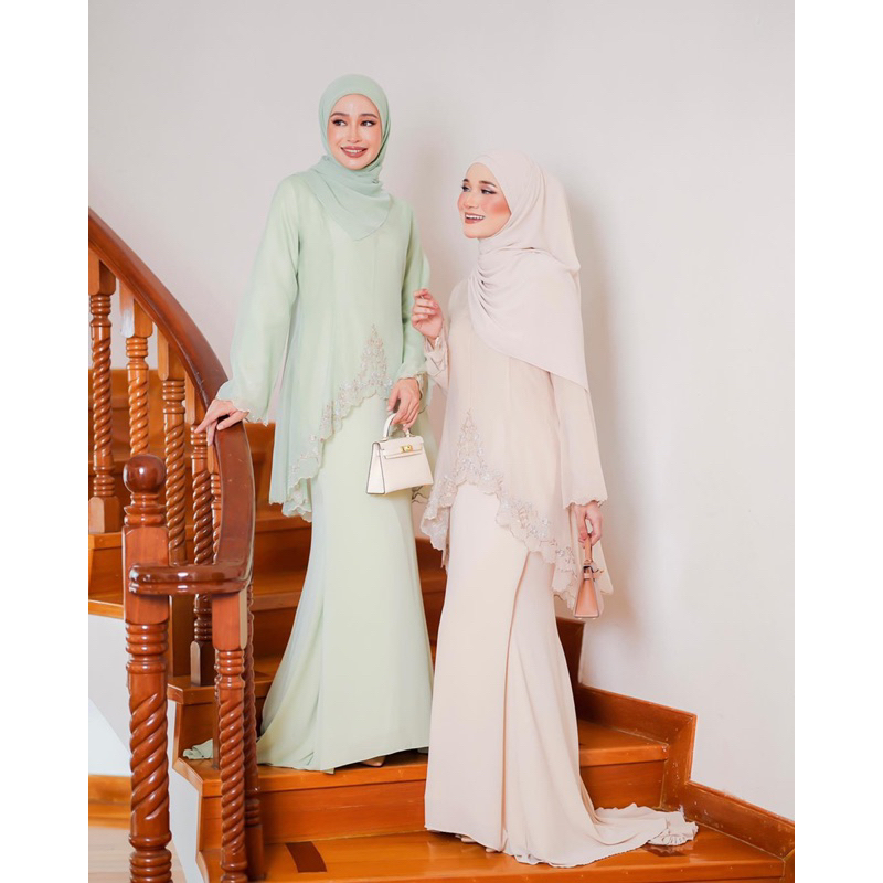 Fahara Dress (Elegante Raya) By HijabistaHub | Shopee Malaysia
