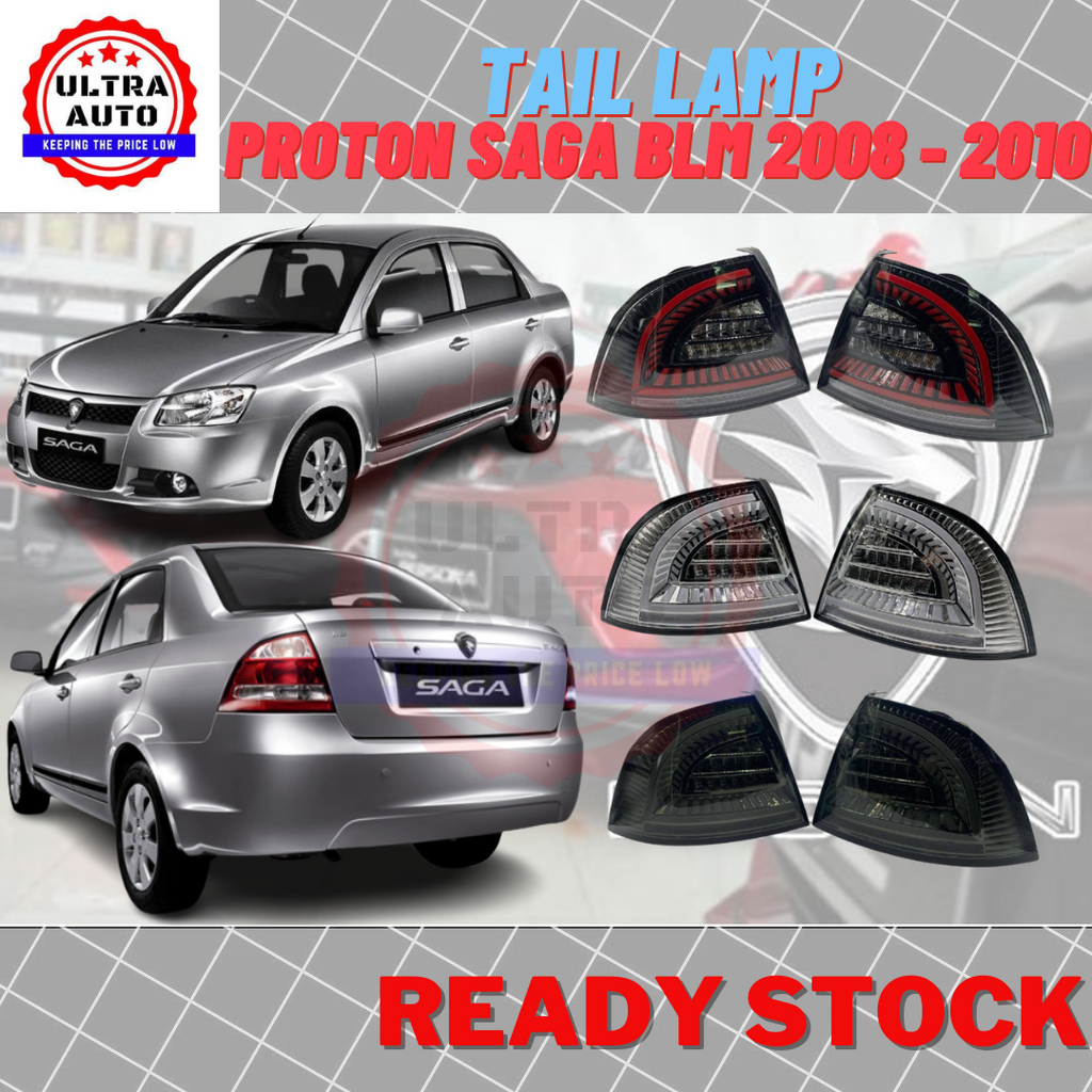 PROTON SAGA BLM TAIL LIGHT LAMP LIGHT BAR LED ALBINO RED SMOKE | Shopee ...