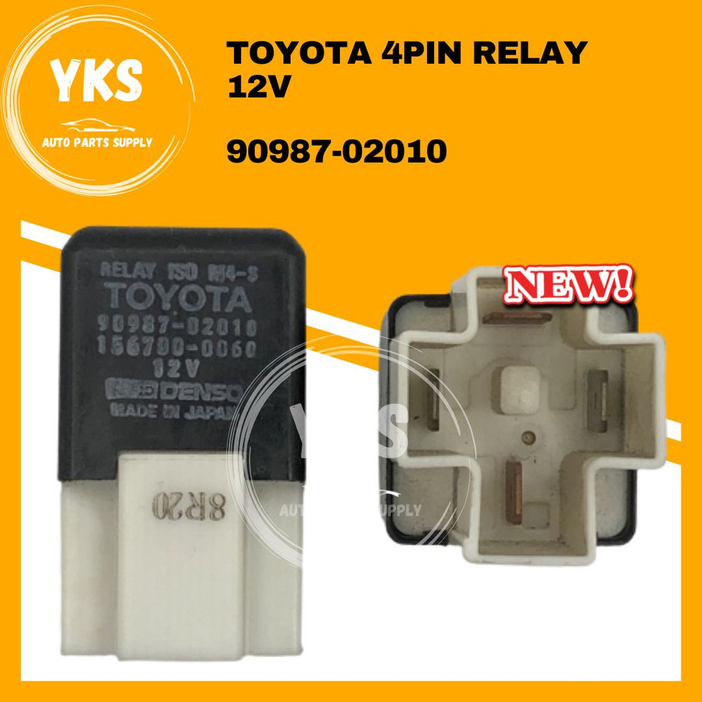 🔥READY STOCK🔥NEW 4PIN 12V IGNITION STARTER RELAY DENSO (MULTI USE ...
