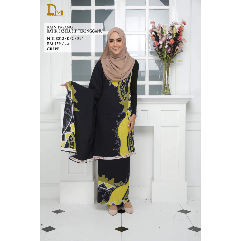DESA MURNI BATIK - BATIK EKSKLUSIF TERENGGANU NIK 8012 🔥🔥🔥 | Shopee ...